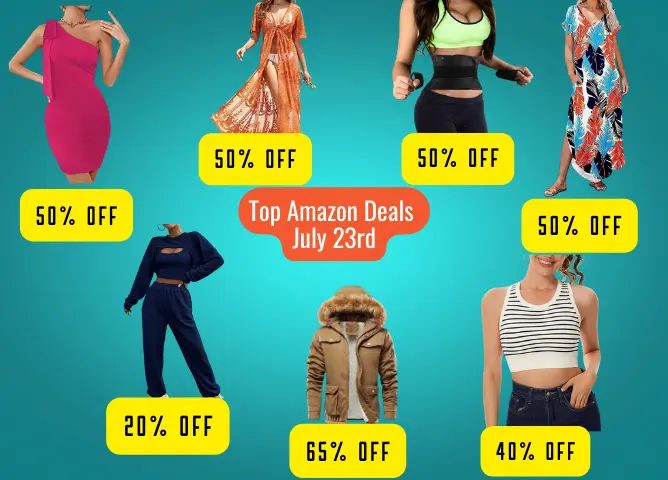 Top Amazon Fashion Deals – July 23rd | Catchy Shopper