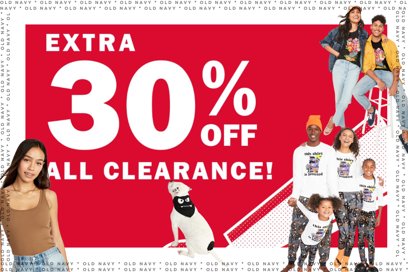 Old Navy Clearance Sale - Extra 30% Off Today Only | Catchy Shopper